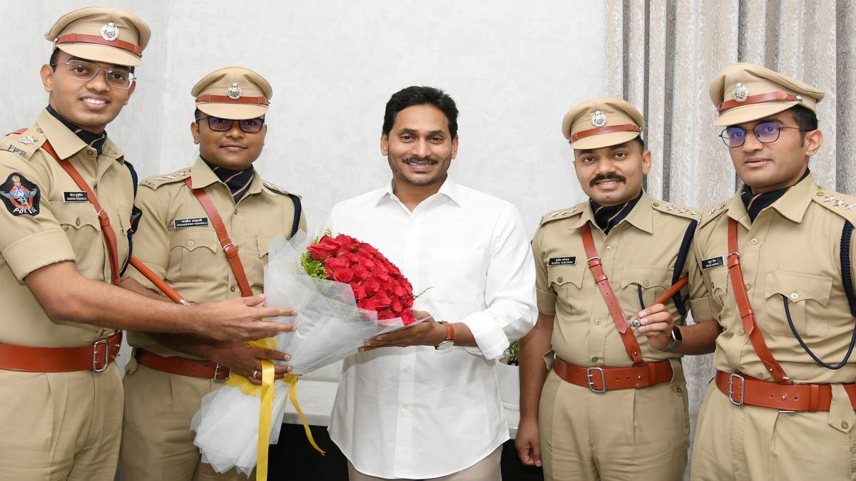 IPS probationers call on Andhra Pradesh Chief Minister YS Jagan Mohan ...