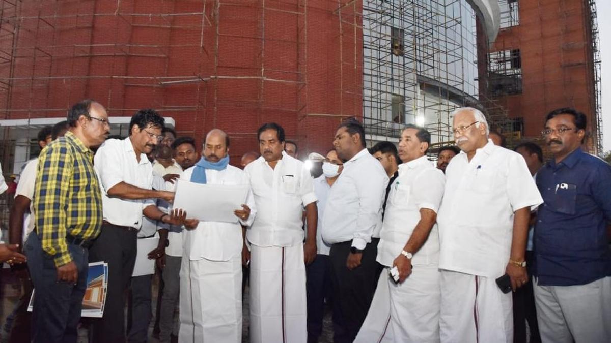 Kalaignar Memorial Library work nearing completion, says Minister - The ...