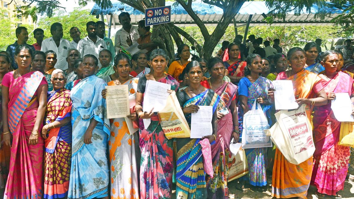 ‘Repair houses at samathuvapuram’ - The Hindu