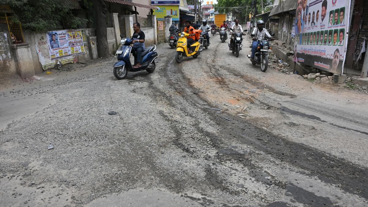 Chromepet residents in Chennai decry pathetic condition of roads - The ...