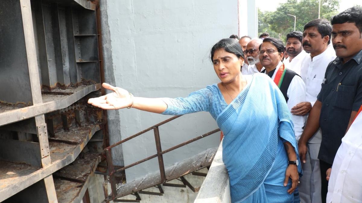 Jagan Mohan Reddy has pushed Andhra Pradesh into a debt trap, alleges PCC chief Y.S. Sharmila ...