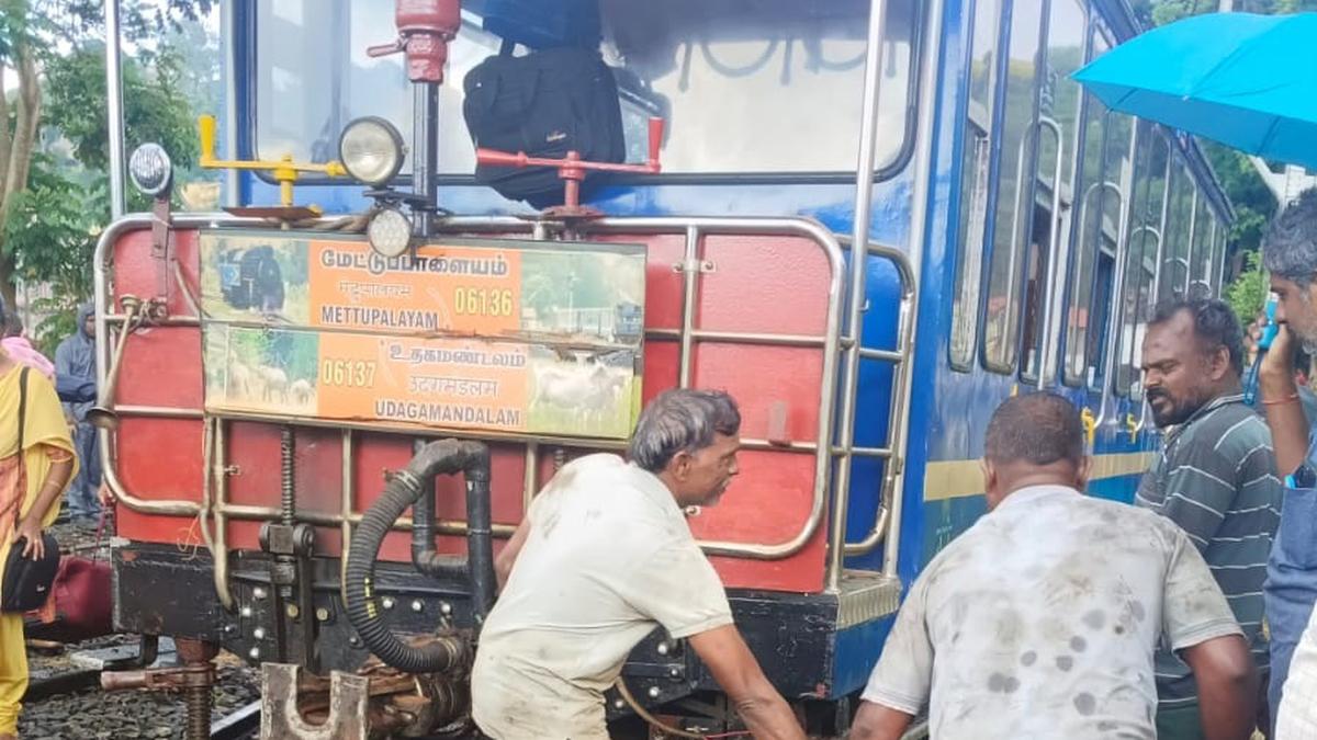 Nilgiri Mountain Railway train derails near Coonoor - The Hindu