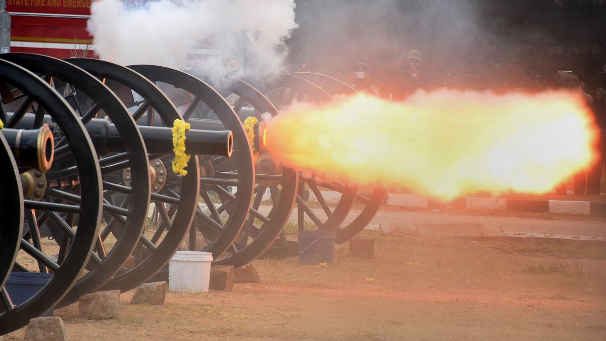 Dasara: Cannon firing drill for jumbos conducted smoothly - The Hindu