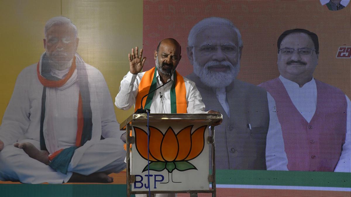 Political conspiracy, says Bandi Sanjay Kumar - The Hindu