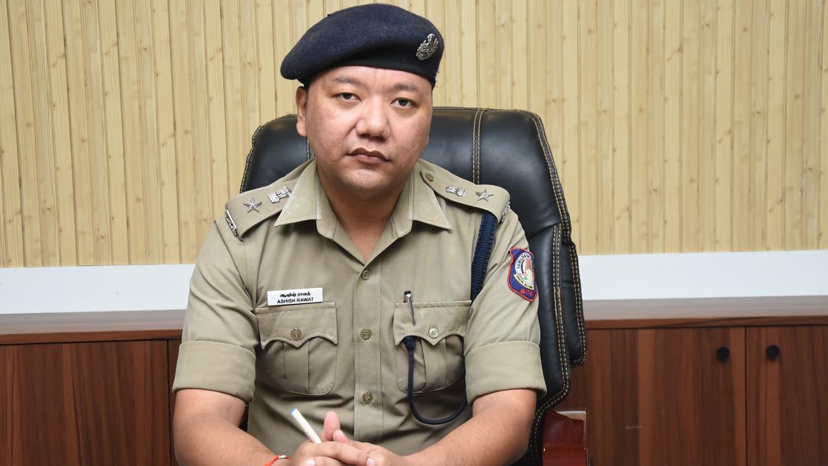 Ashish Rawat takes charge as Sivaganga SP - The Hindu