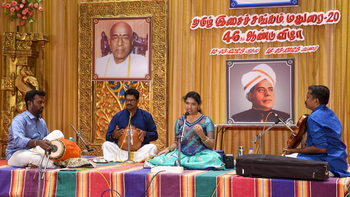 Mahanyasri’s vocal concert in Tamil makes it enjoyable for rasikas at ...