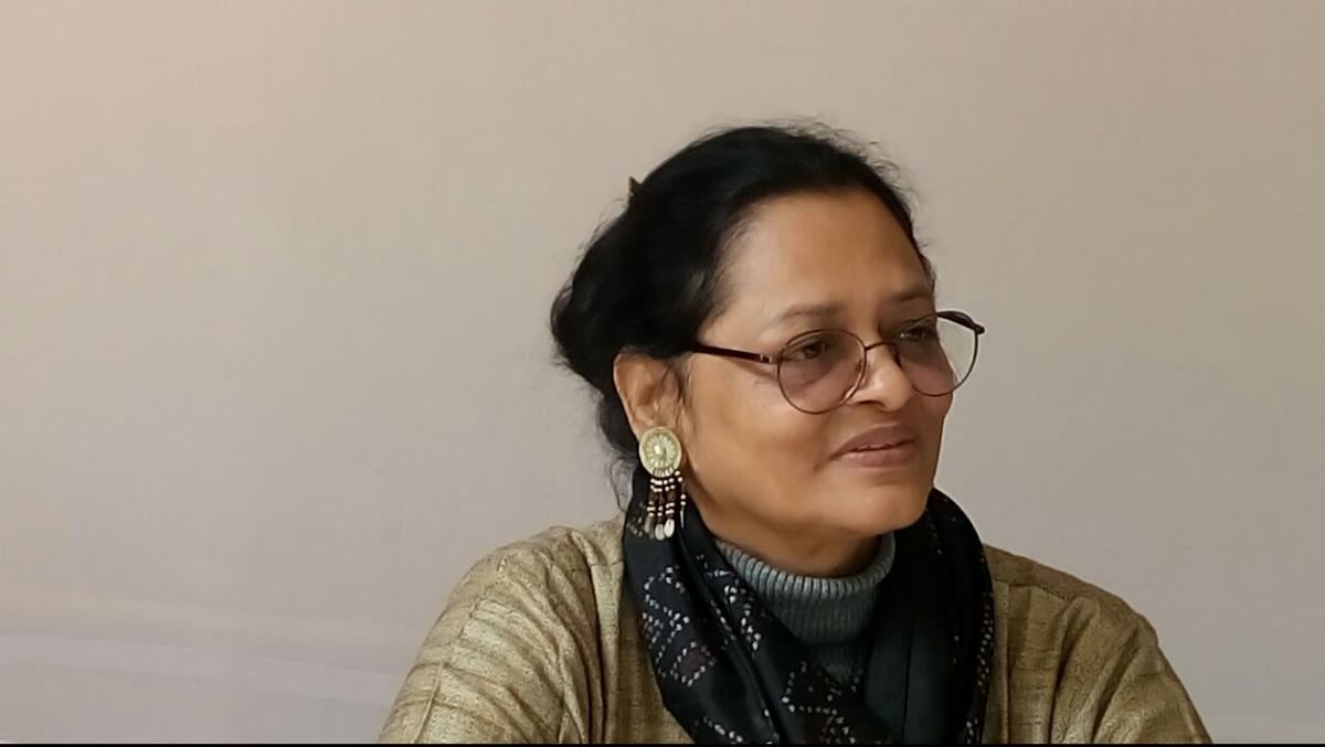 Artist Kanika Mukerjee creates landscapes by strips of discarded cloth ...