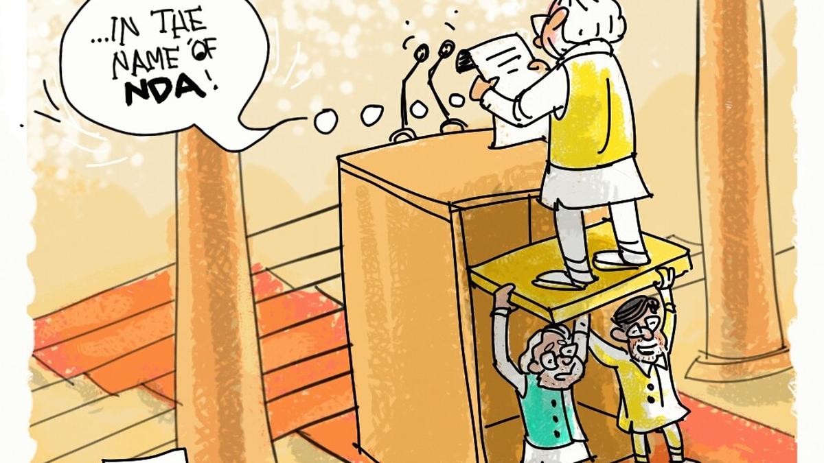 Narendra Modi NDA coalition Ministry supported by TDP and JD(U): The ...