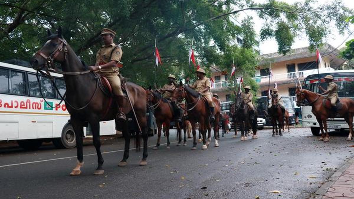 The Mounted Police unit of the Kerala Police is galloping ahead - The Hindu