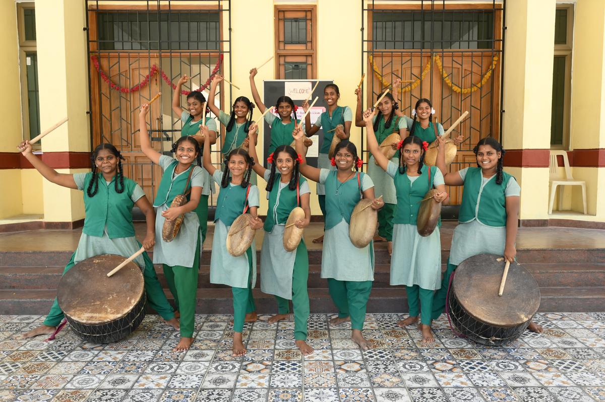 An all-girls parai team from Chennai are drumming up sensational beats ...