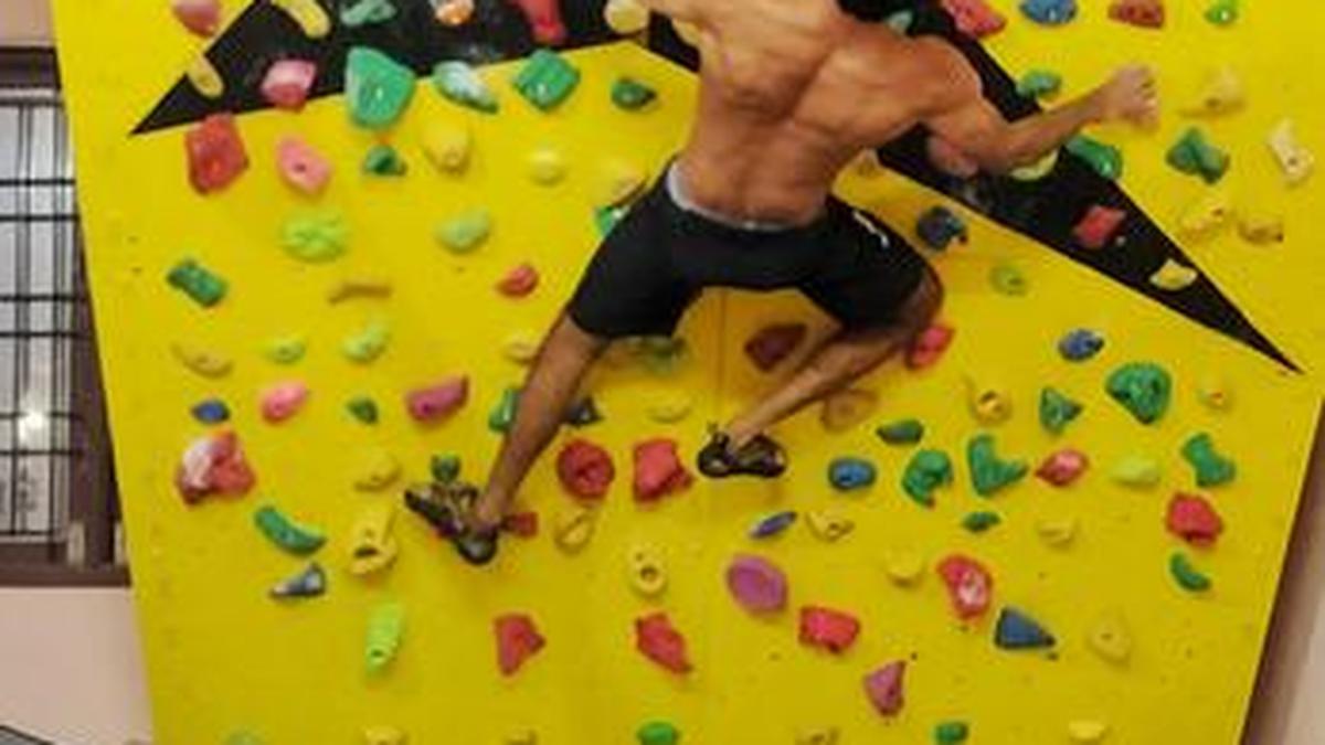 Race to the ceiling with a rock-climbing wall in your home by Fit Rock ...