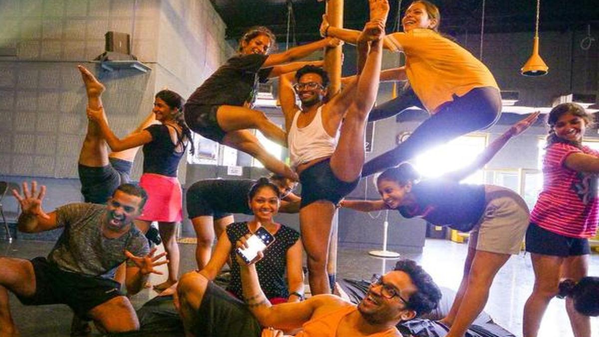 Ever tried climbing up a 'mallakhamb' pole? - The Hindu