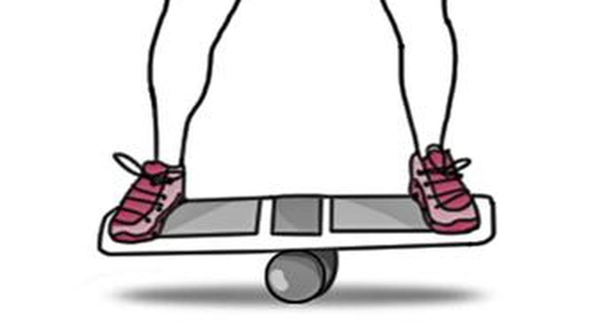 How to use the balance board to improve stability - The Hindu