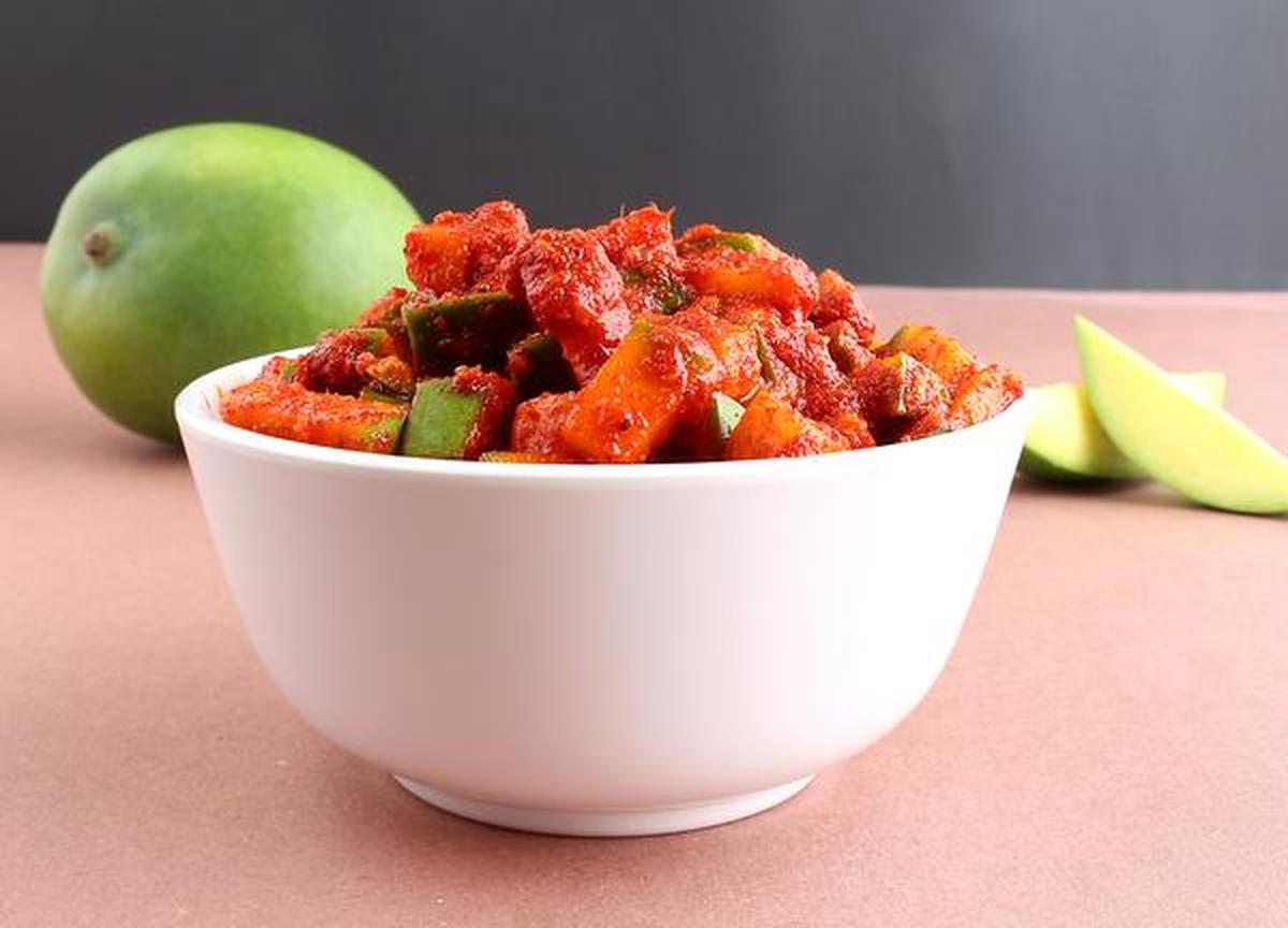 How to make authentic 'avakaya', the Telugu mango pickle - The Hindu