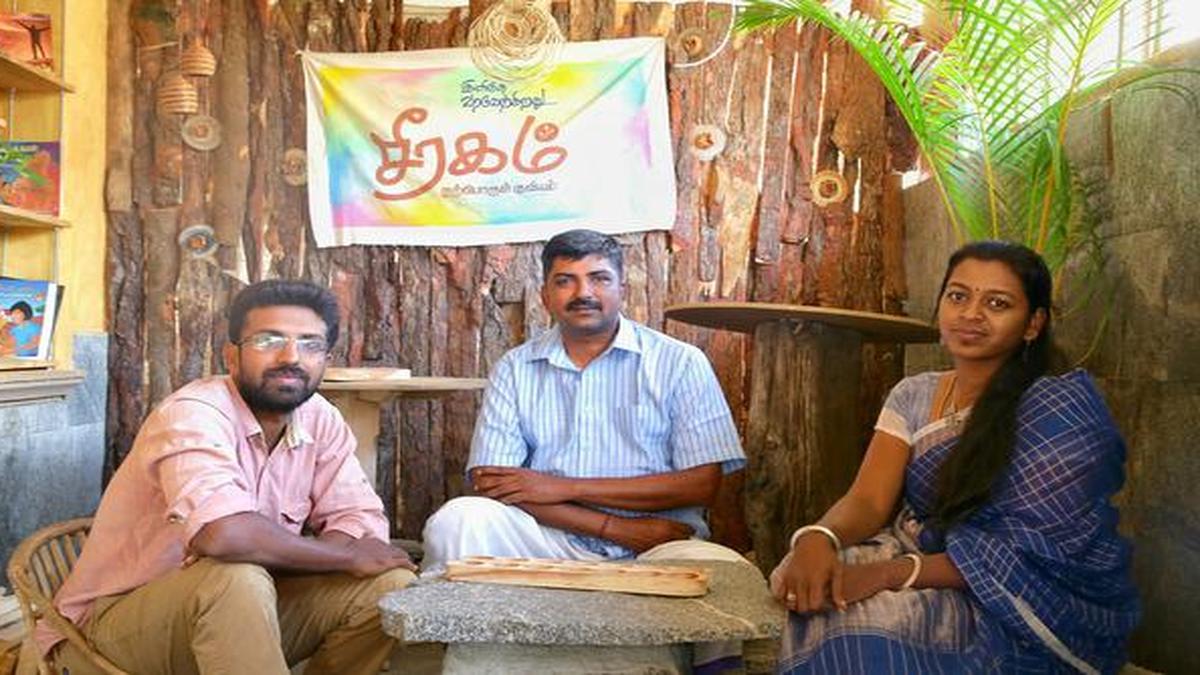 At the recently launched Seeragam Native Store, Coimbatore - The Hindu