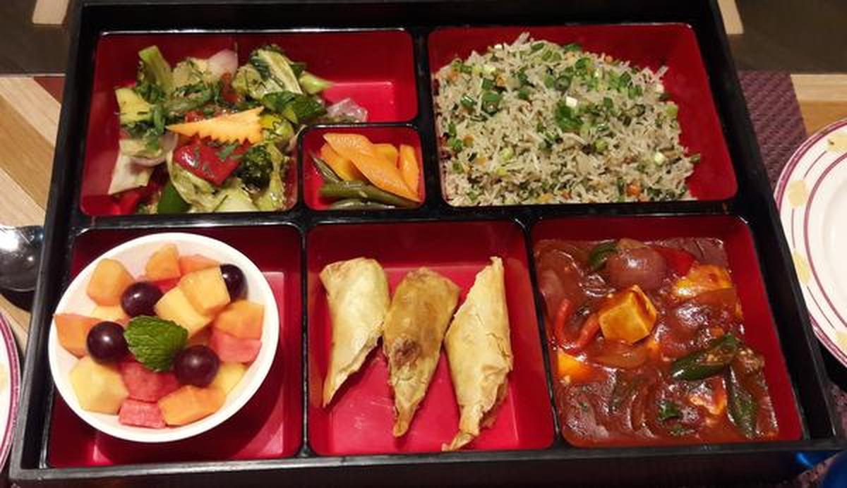 ITC WelcomHotel’s Bento Box is a meal just right for one person - The Hindu