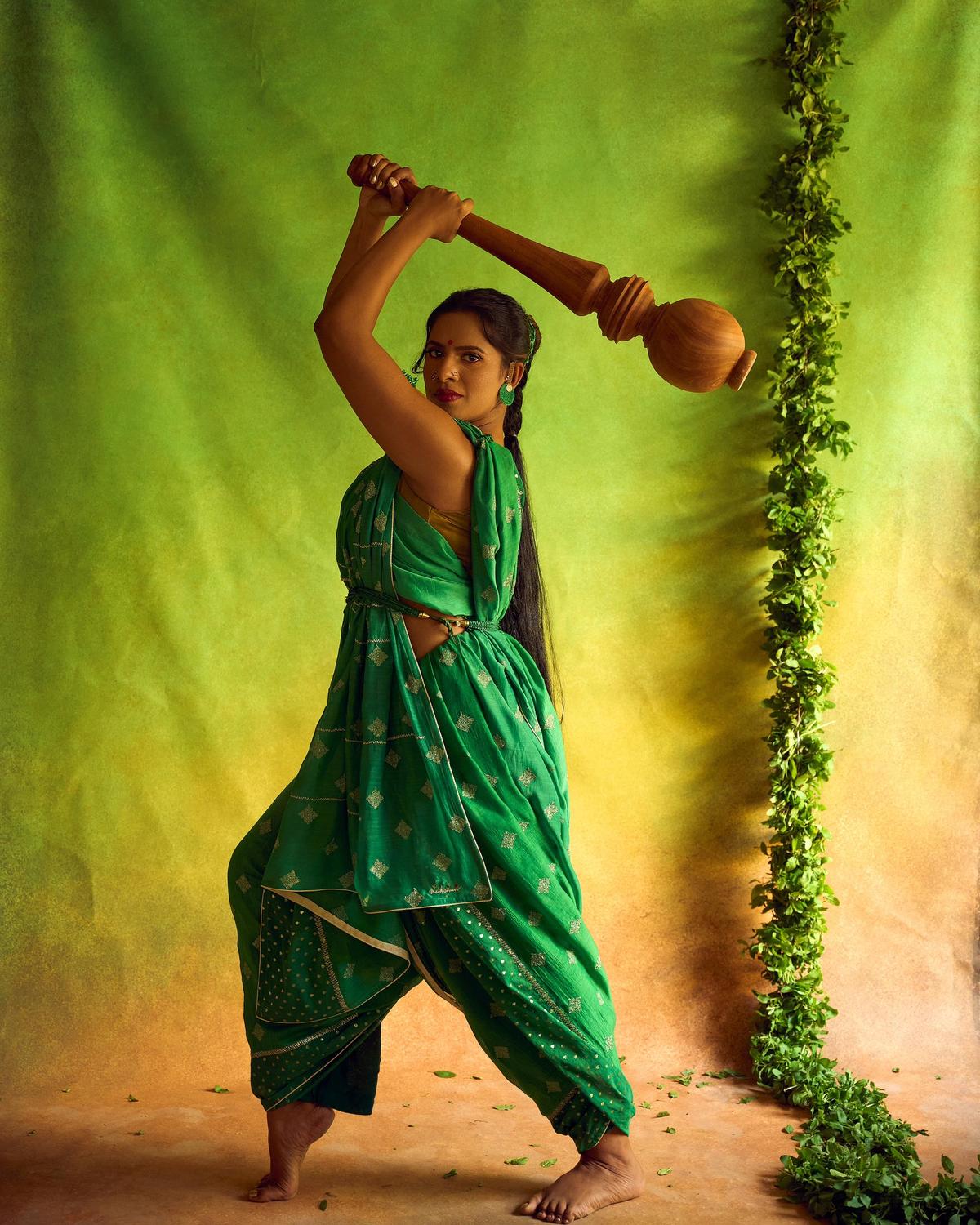 A sari collection on Indian goddesses with a side of martial arts - The ...