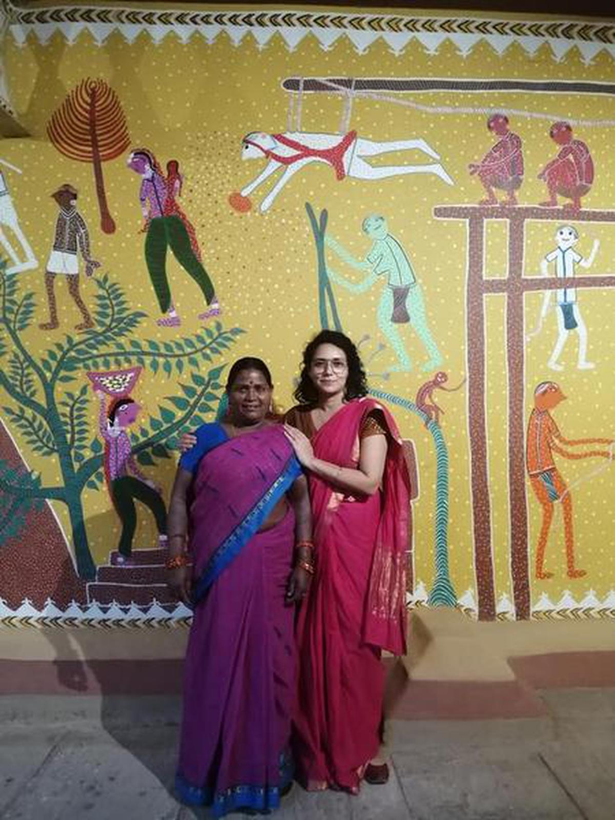 Bhuri Bai, a tribal woman from Madhya Pradesh, whose paintings are ...