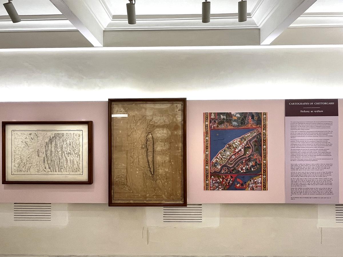 Lessons from Udaipur | Painted and printed maps on exhibit at the City ...