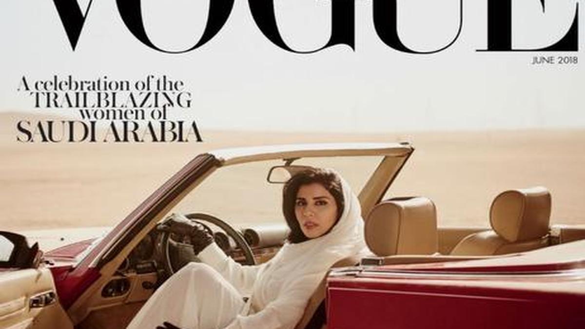 Vogue cover of Saudi princess behind wheel spurs controversy - The Hindu