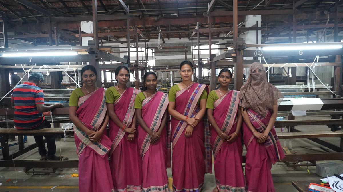 Ethicus and Samarth are teaching women how to weave in Pollachi, Tamil Nadu - The Hindu