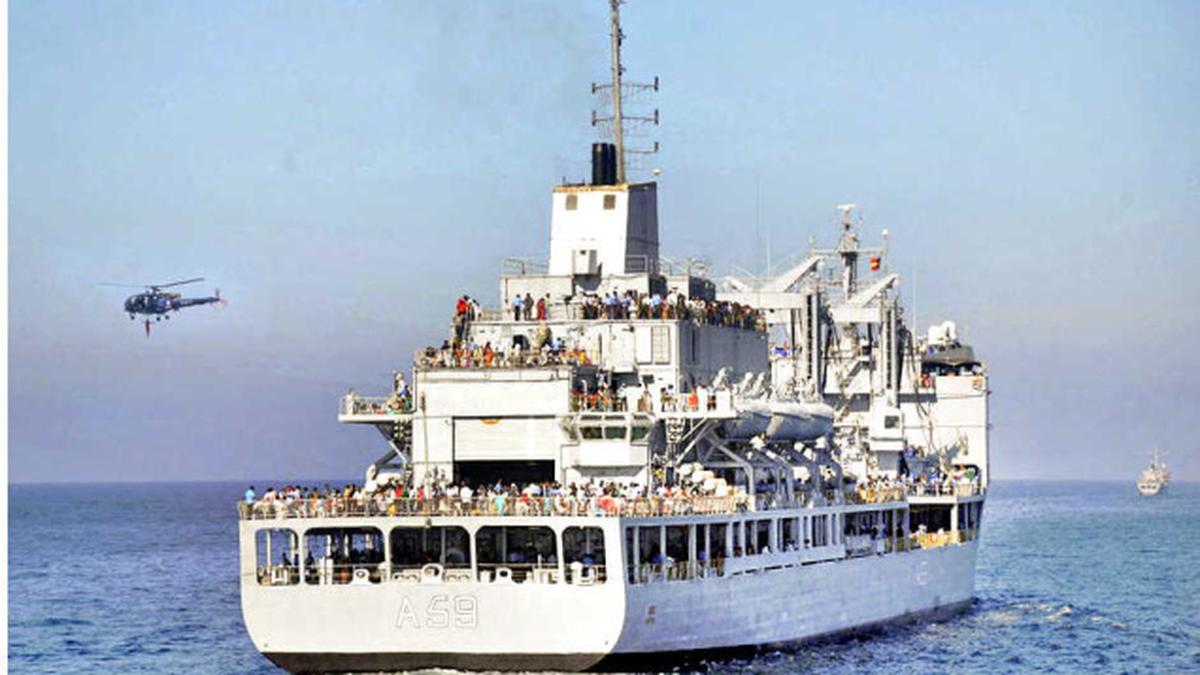 Karwar Naval base opens naval ships to visitors on July 20 - The Hindu