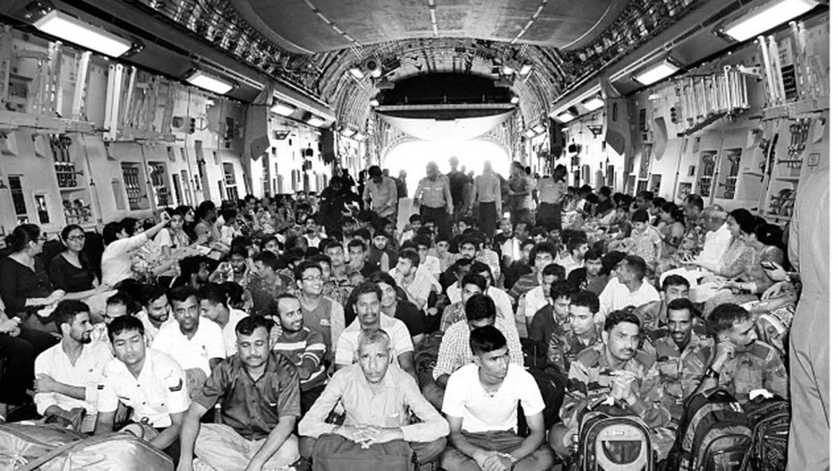 Two commercial flights operated from INS Rajali - The Hindu