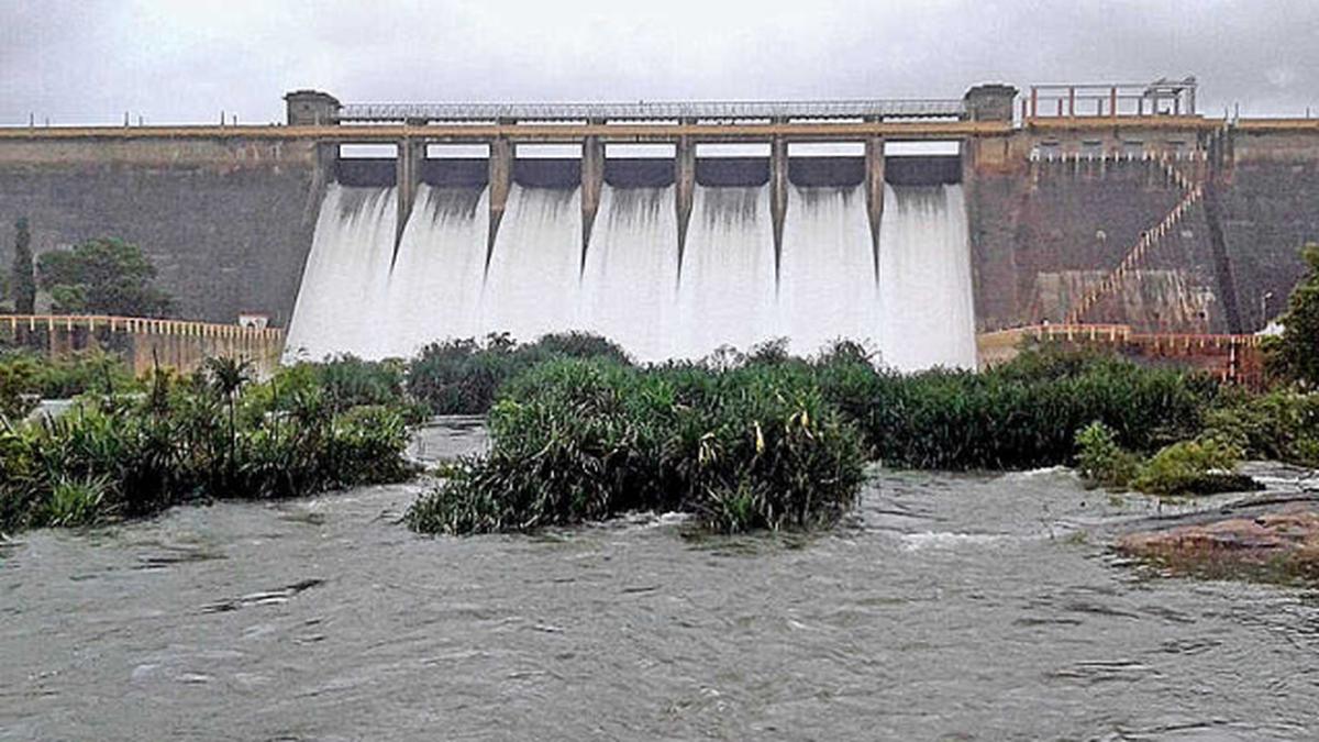 Surplus shutters opened in Manimuthar dam - The Hindu