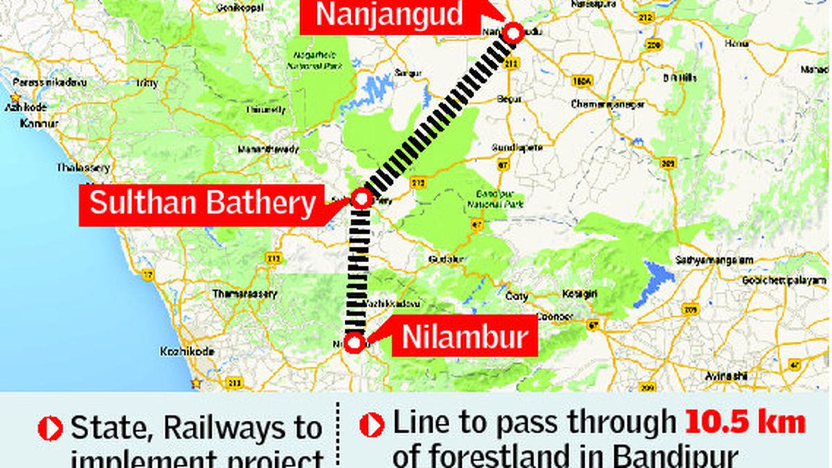 Centre’s nod for resurvey of Nilambur-Nanjangud railway line - The Hindu