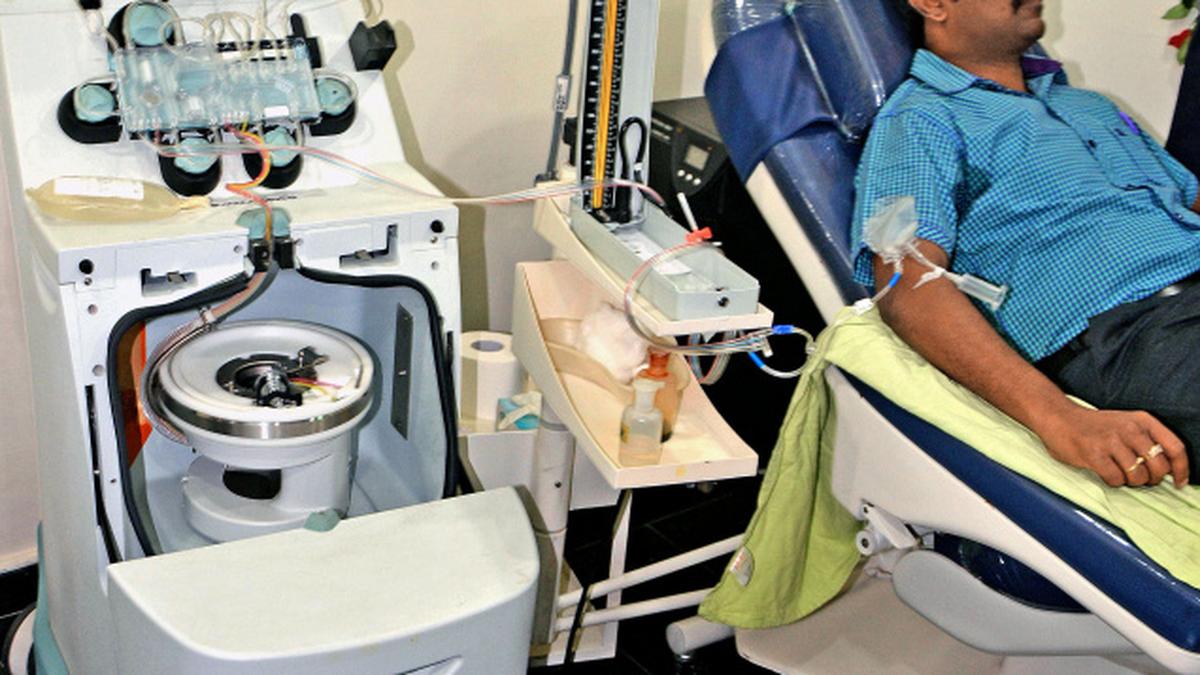 Platelets machine installed at blood bank - The Hindu