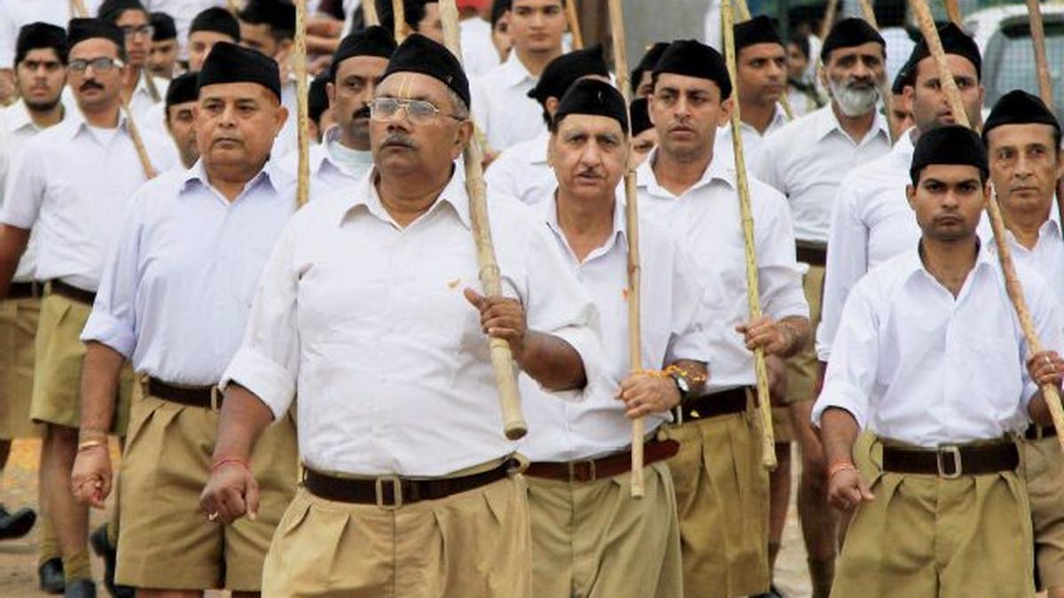 RSS changes its style from shorts to trousers - The Hindu