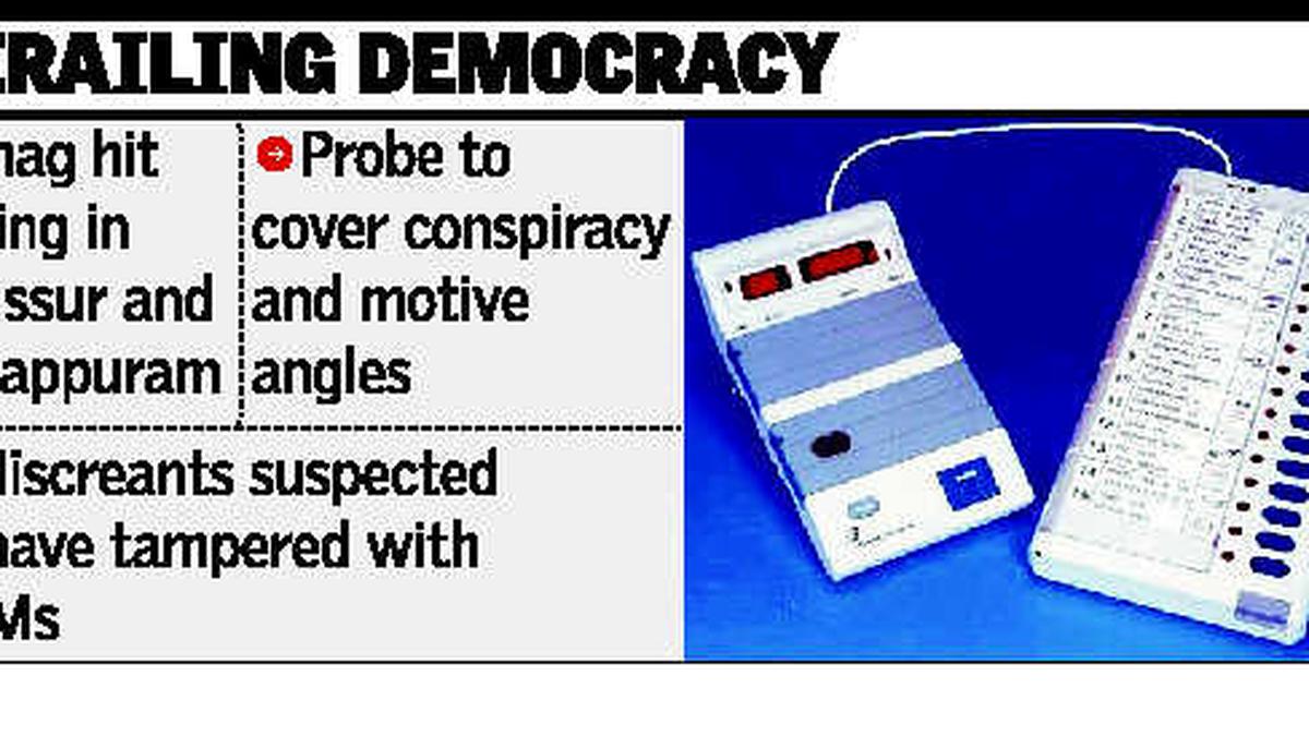 EVM tampering case turns murkier - The Hindu
