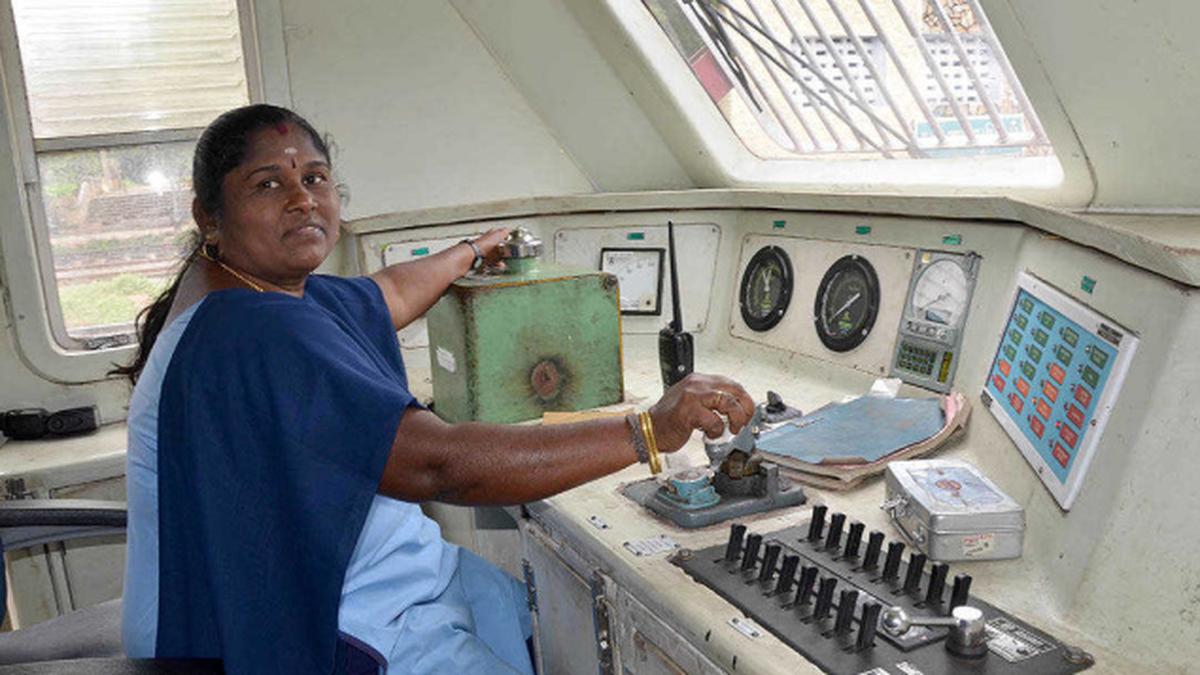 Journey of a woman loco pilot - The Hindu