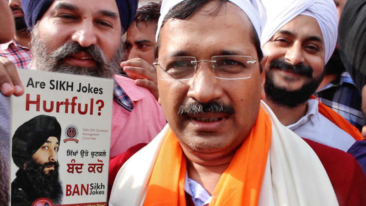 Kejriwal serious about banning ‘Sikh jokes’ - The Hindu