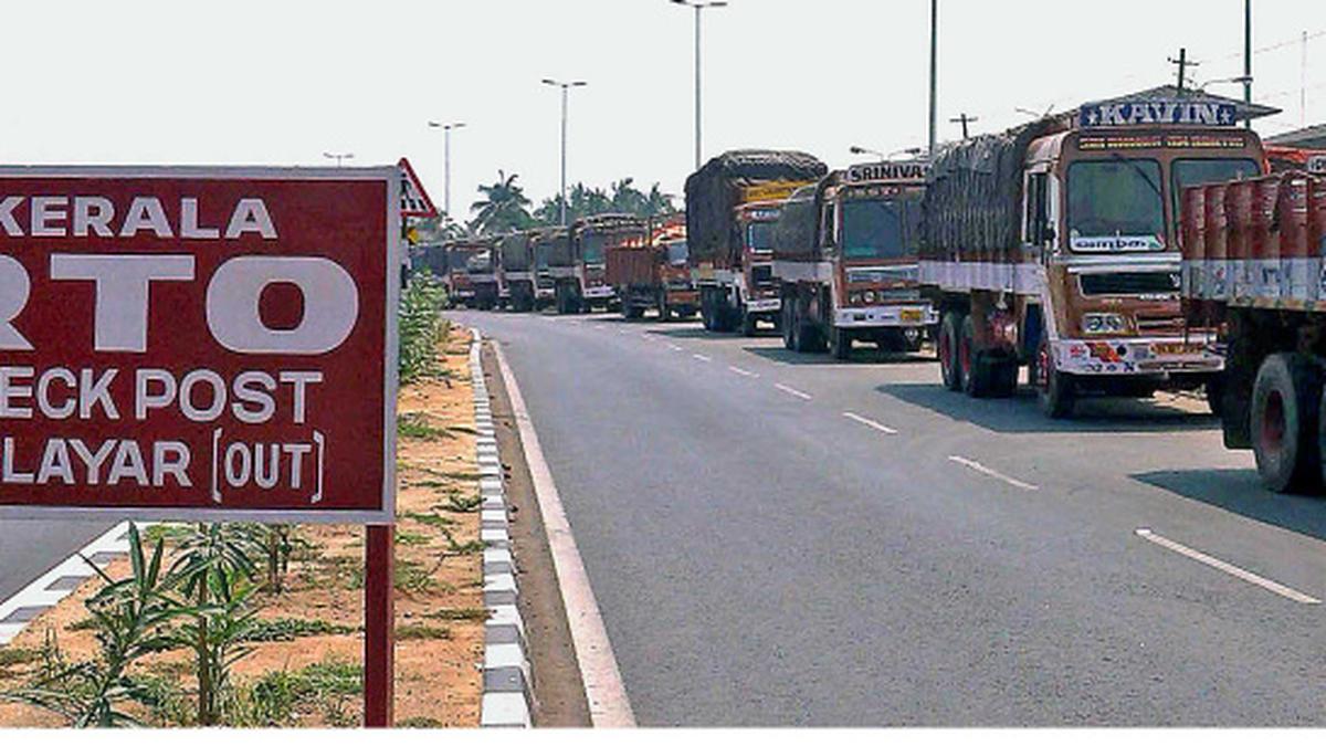 Integrated check-post remains on paper - The Hindu