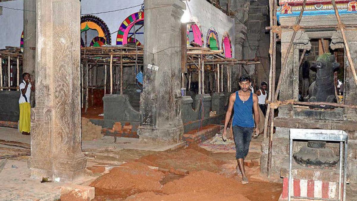 Arrangements for yagasalai at Rockfort - The Hindu