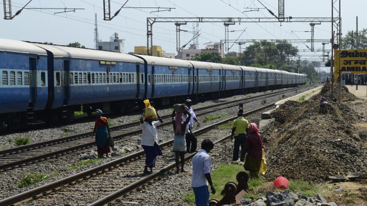 Platforms at Ambattur station set for a revamp - The Hindu