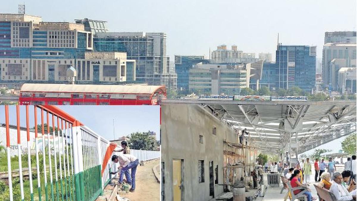 Gurgaon station, an inviting destination - The Hindu