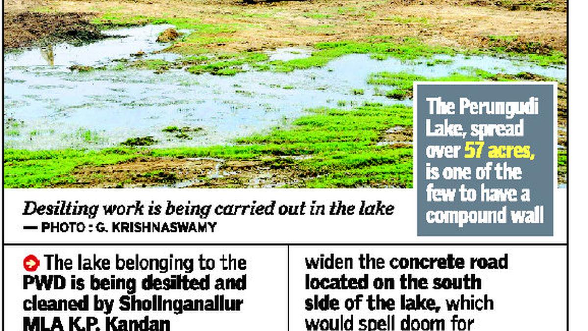 Perungudi Lake to get a facelift - The Hindu
