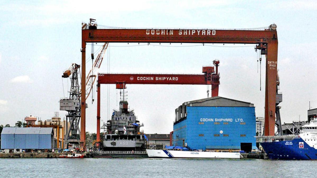 CSL eyes Kandla to set up shipbuilding facility - The Hindu