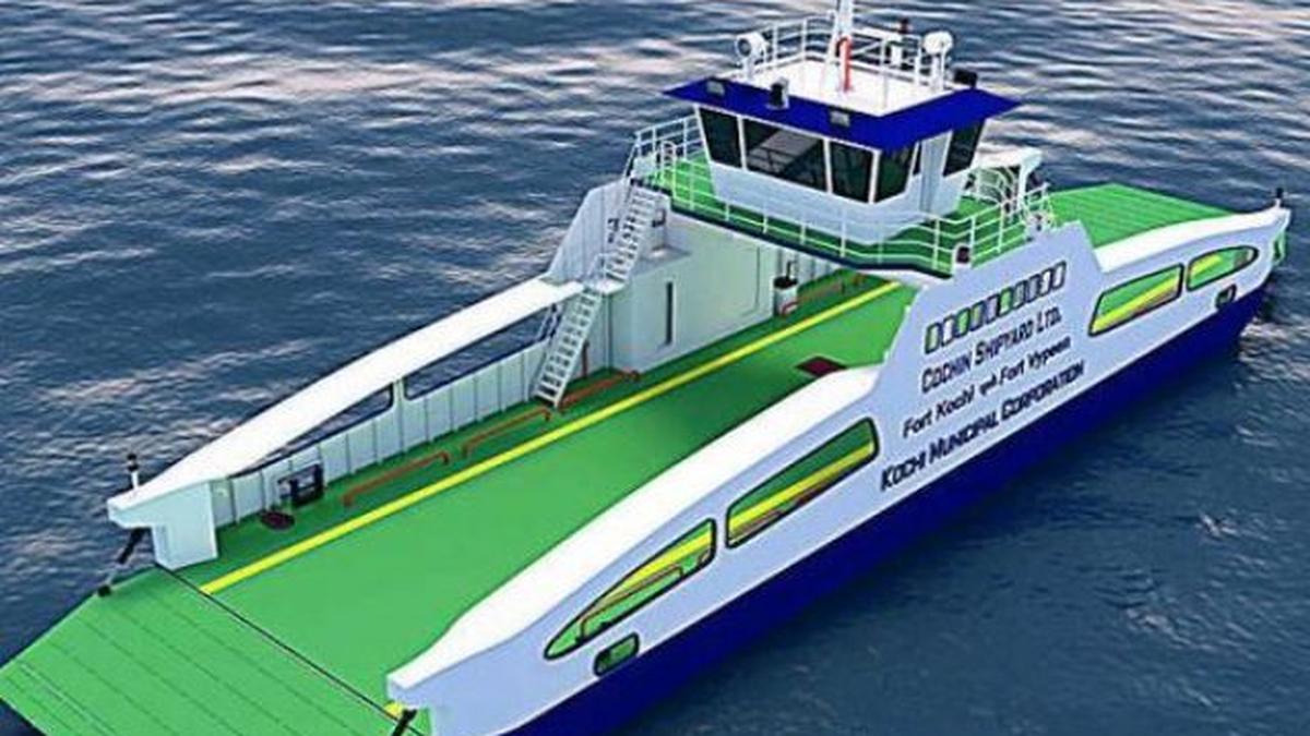 Double-ended RoRo ferry to be built by Cochin Shipyard - The Hindu