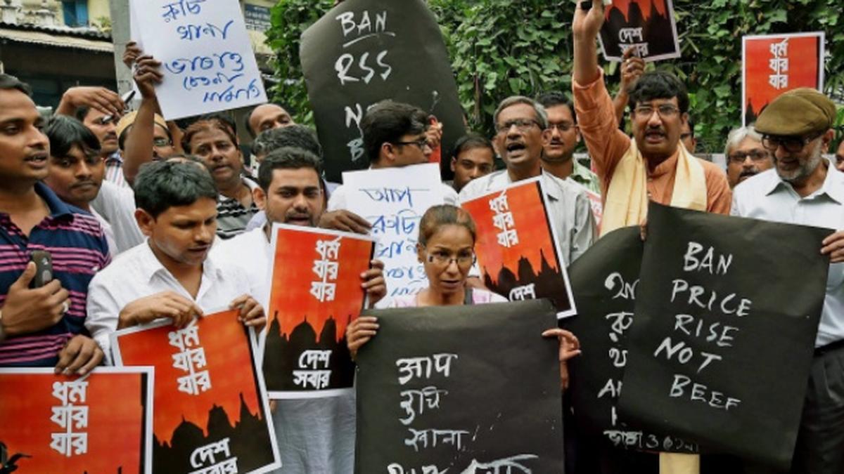 Beef protest brings together people of various hues - The Hindu