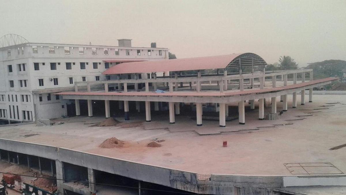 KSRTC’s Puttur bus terminal nearing completion - The Hindu