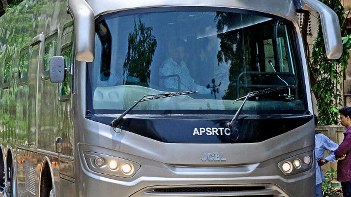 CM suggests minor changes to his new bullet-proof bus - The Hindu