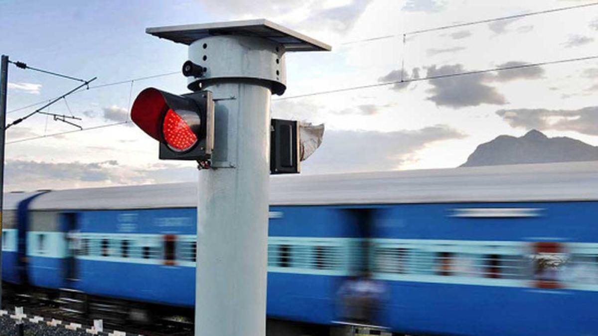 Train Warning System installed - The Hindu
