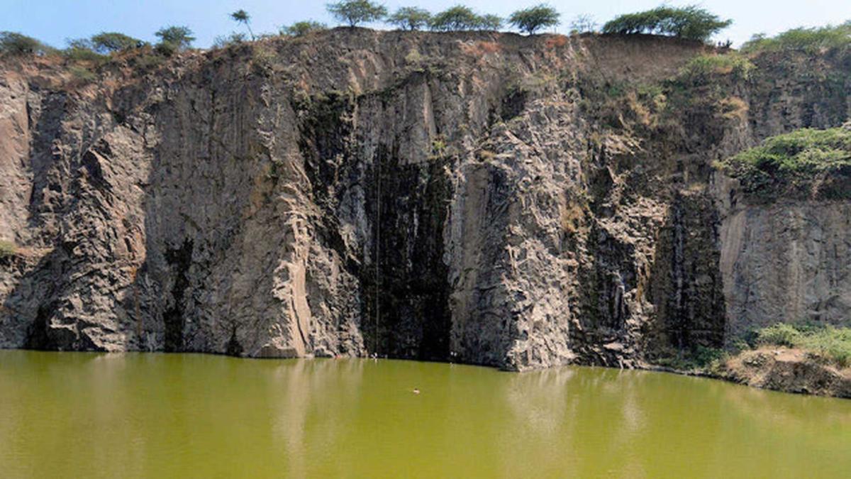 Residents suggest harnessing water in quarries - The Hindu