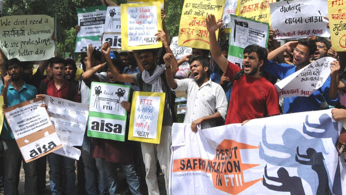 FTII row: Rajkummar Rao, Amol Palekar demand Chauhan’s removal - The Hindu