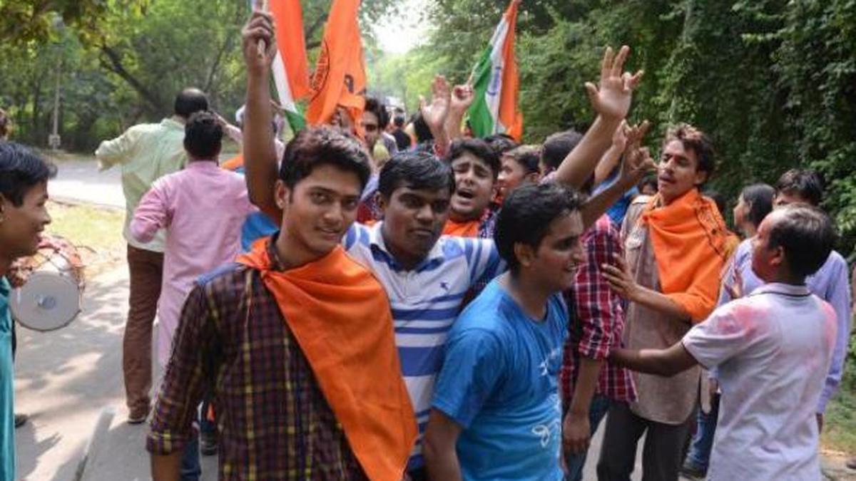 ABVP back on JNU panel after 14 years - The Hindu