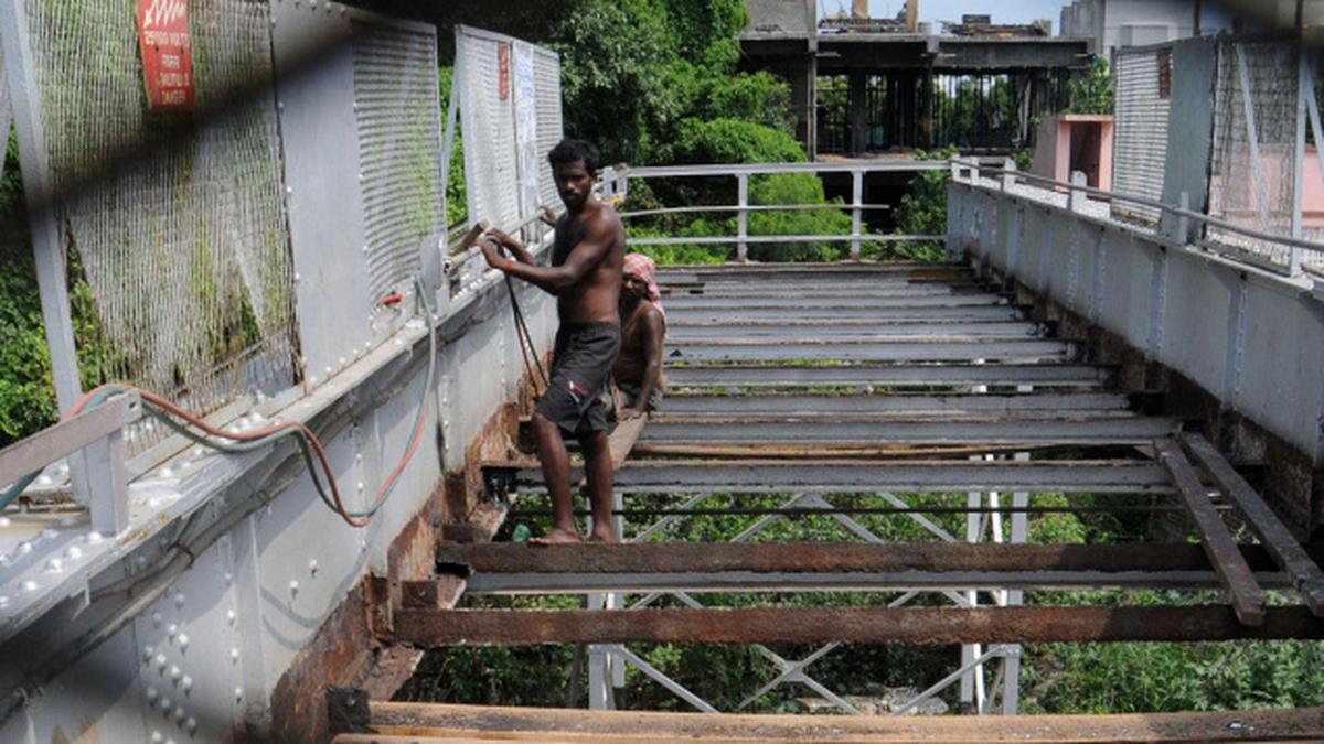 Work on FOB at Perambur Carriage Works begins - The Hindu