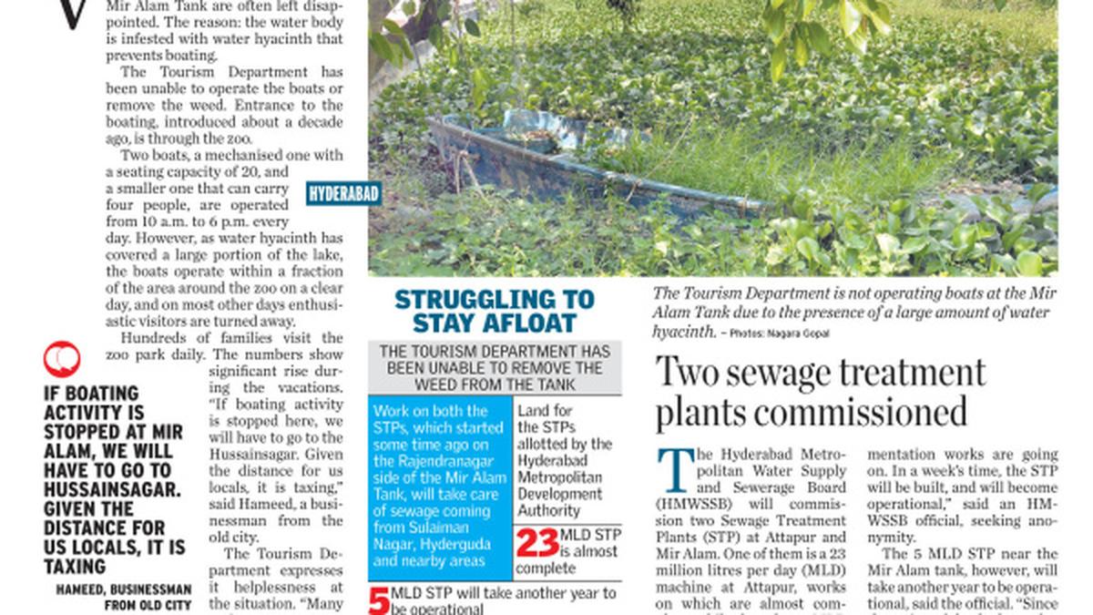 Mir Alam Tank an eyesore - The Hindu